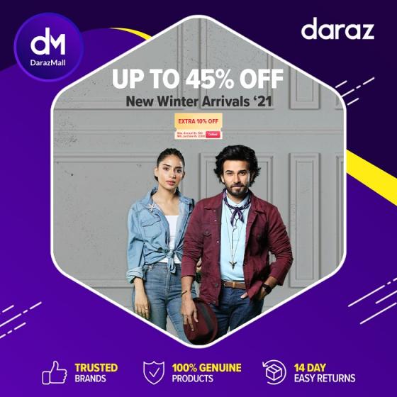 Daraz winter apparel sale! up to 45% off on selected winter apparel, from 1st Nov 2021 | What's ...
